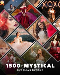 Editing Overlays Bundle | 1500+ High Quality Overlays