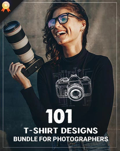 Photography T-shirt Design Templates | PhotoWhoa