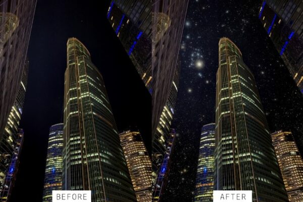 Night Sky Overlays Bundle | 50+ Aurora, Planets & Star Overlays