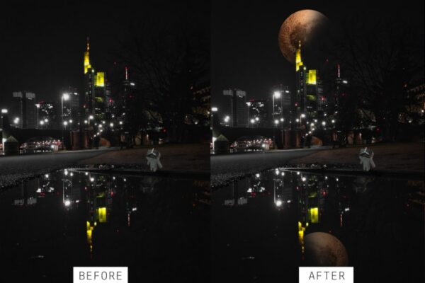 Night Sky Overlays Bundle | 50+ Aurora, Planets & Star Overlays