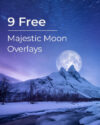9 Beautiful Moon Overlays | Download For Free