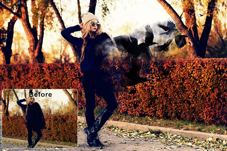 Dispersion Effect Brushes | Birds And Butterfly Dispersion Effect