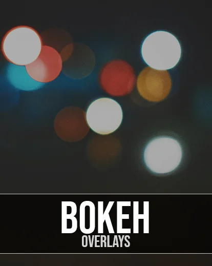 30 Beautiful Bokeh Lights Overlays - Soft Glow Effects for Photos