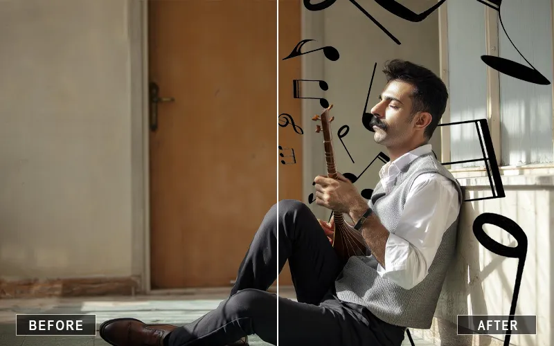 80 Music Notes Photoshop Overlays Bundle | Instant Download