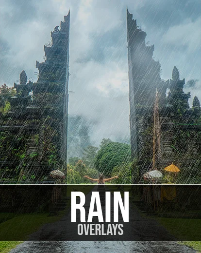 Rain Overlays Pack | Bundle Of 21 Overlays For Alluring Images