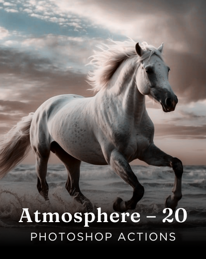Atmosphere Photoshop Actions | Pack Of 16 Moody Effect Presets
