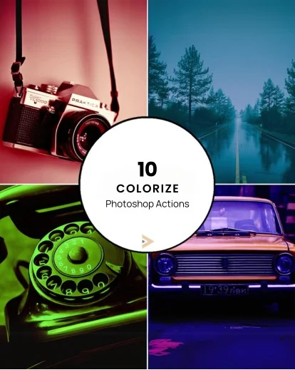 Enhancing Color Photoshop Actions Bundle | Instant Download