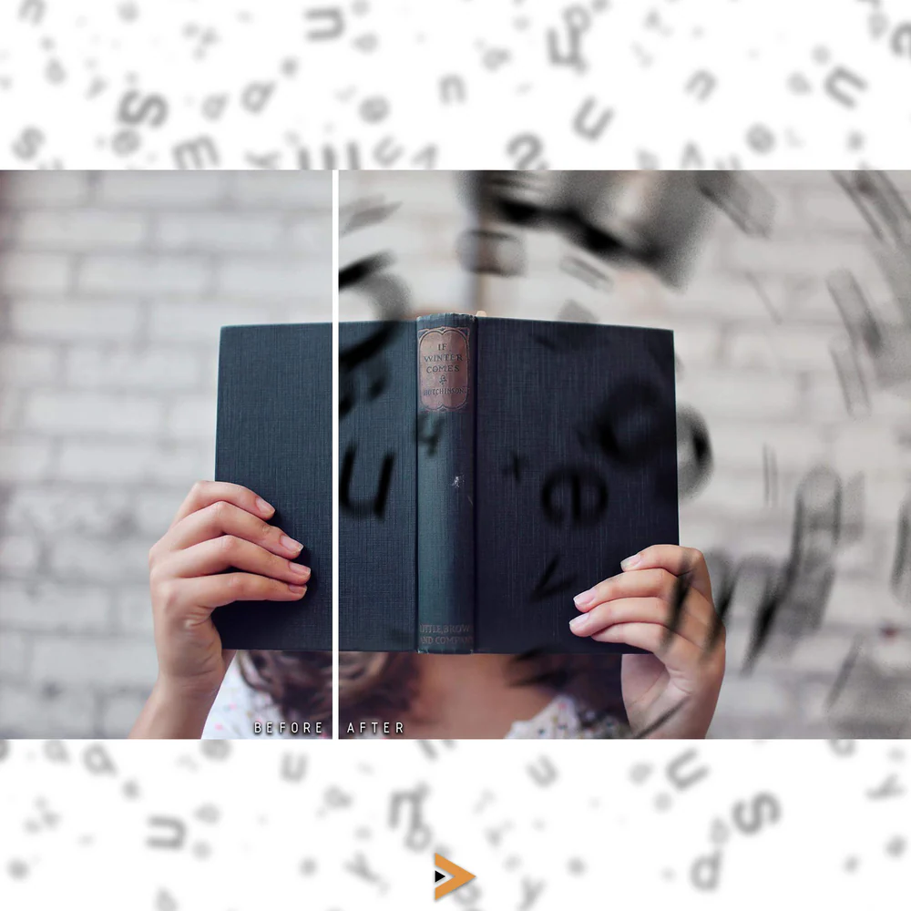 Letter Overlays | Pack Of 70+ Flying Alphabets Overlays [PNG]