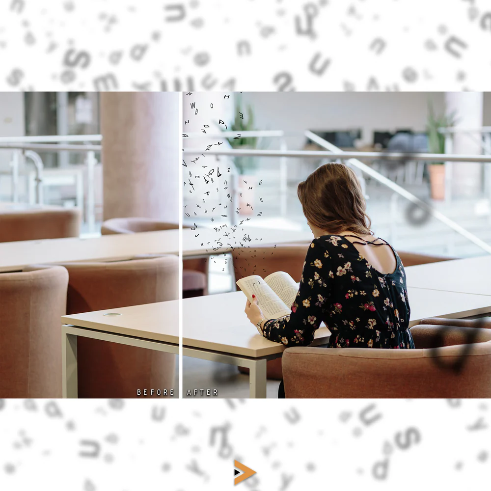 Letter Overlays | Pack Of 70+ Flying Alphabets Overlays [PNG]