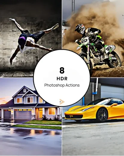 HDR Photoshop Actions | High Dynamic Range Photoshop Effects