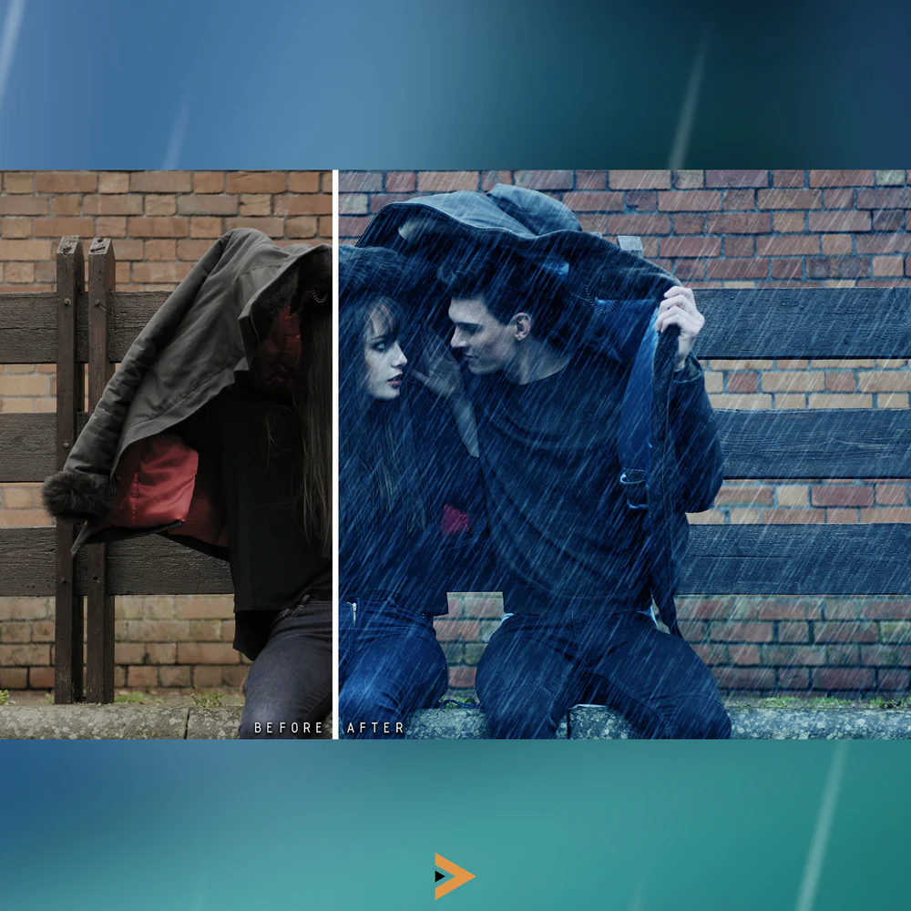 Rain Photoshop Actions | Pack Of 13 Dramatic Actions