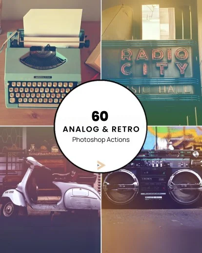 Photoshop Retro Action | 60 Actions For A Retro Look
